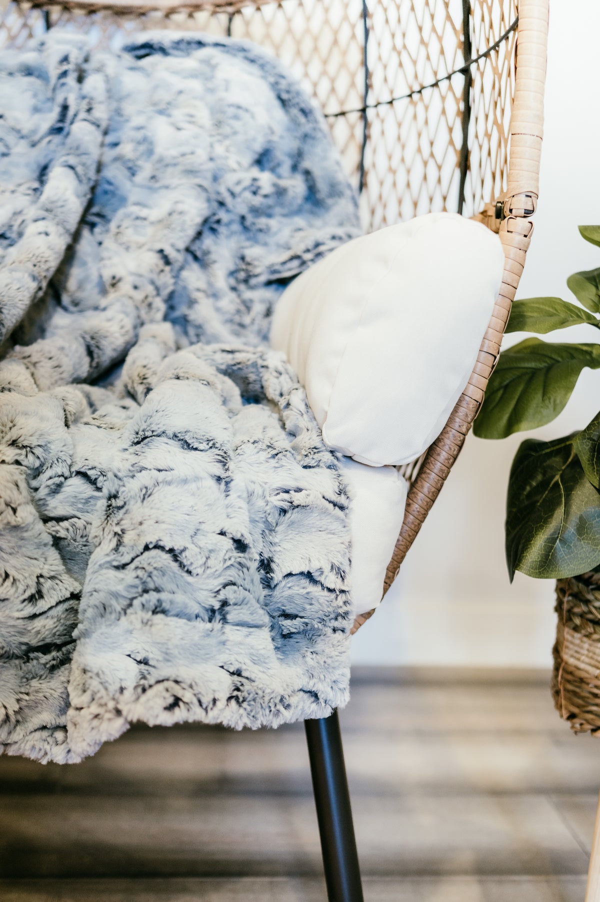 Icy Morn Wild Rabbit - Ready to Ship – The Designer Minky Co Live Sales